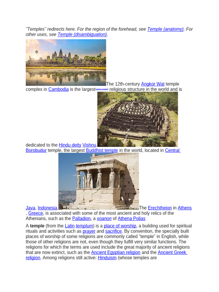 Research On Temple Pdf Temple Synagogue