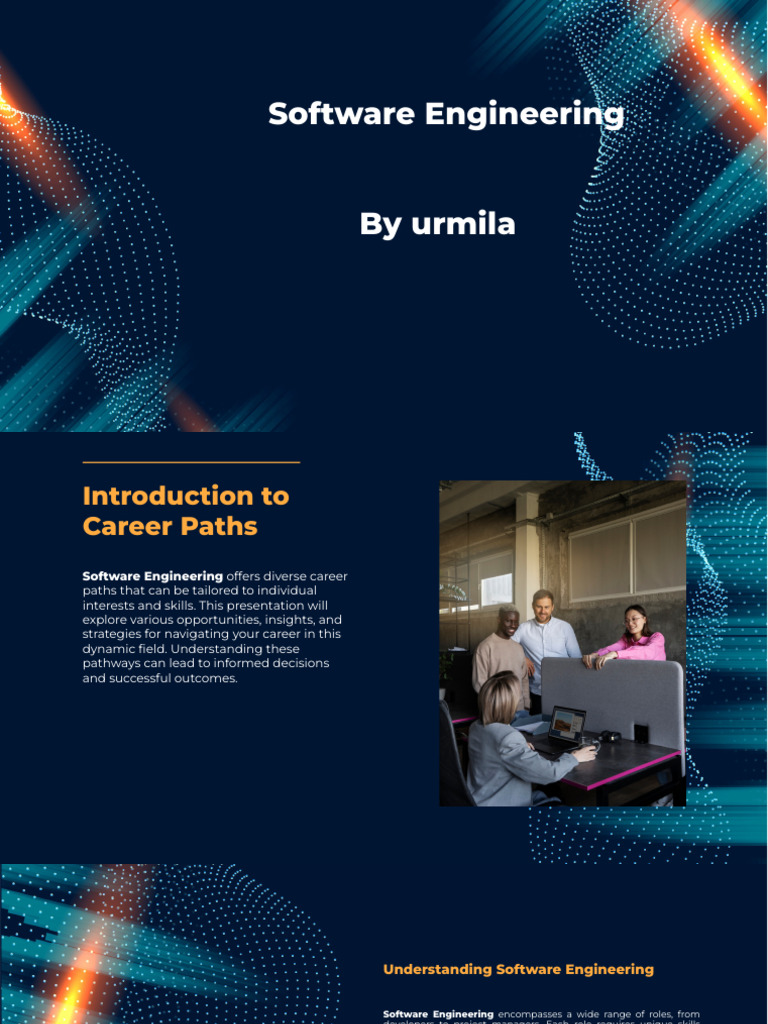 Slidesgo Navigating Career Paths in Software Engineering Opportunities and Insights ...