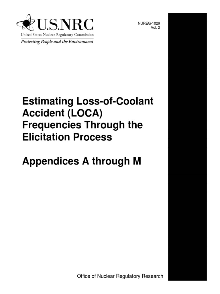 Estimating Loss-of-Coolant Accident (LOCA) Frequencies Through The ...