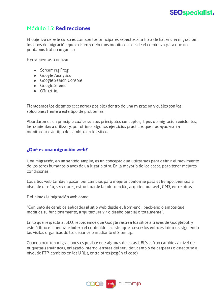 15 modulo - redirecciones | PDF | Script Java | Red mundial