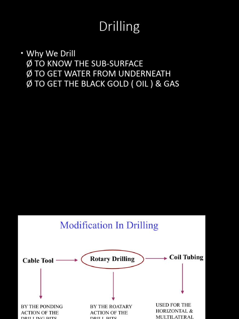 Drilling Notes | PDF | Oil Well | Drilling Rig
