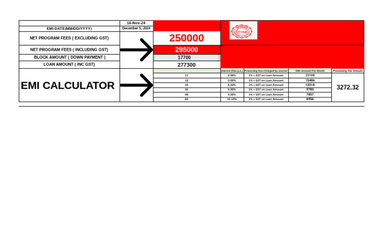 Fee Structure | PDF