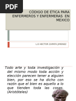 Codigo Etica | PDF | Enfermería | Moralidad
