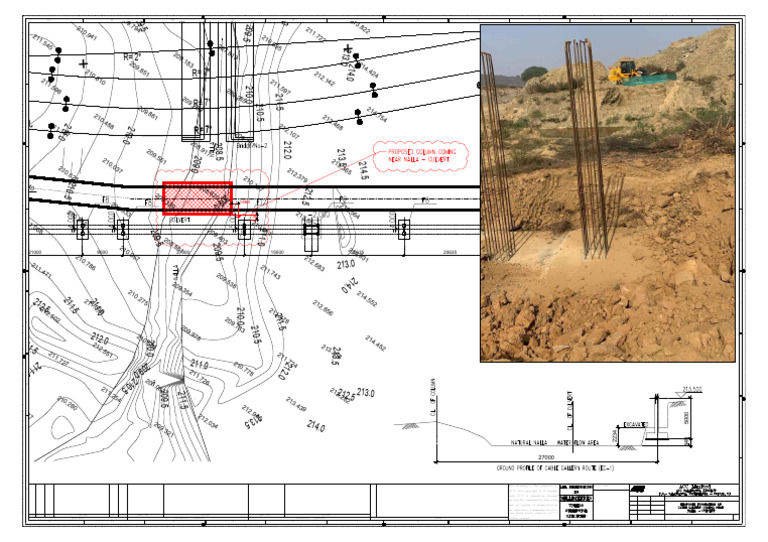 Cable Gallery Column Coming Near Nalla Culvert | PDF | Freedom Of ...