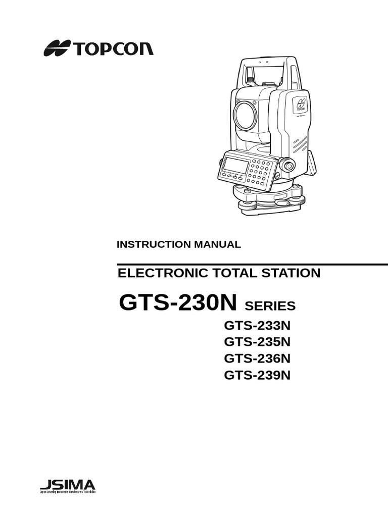 TOPCON gts-230N | PDF | Battery Charger | Safety
