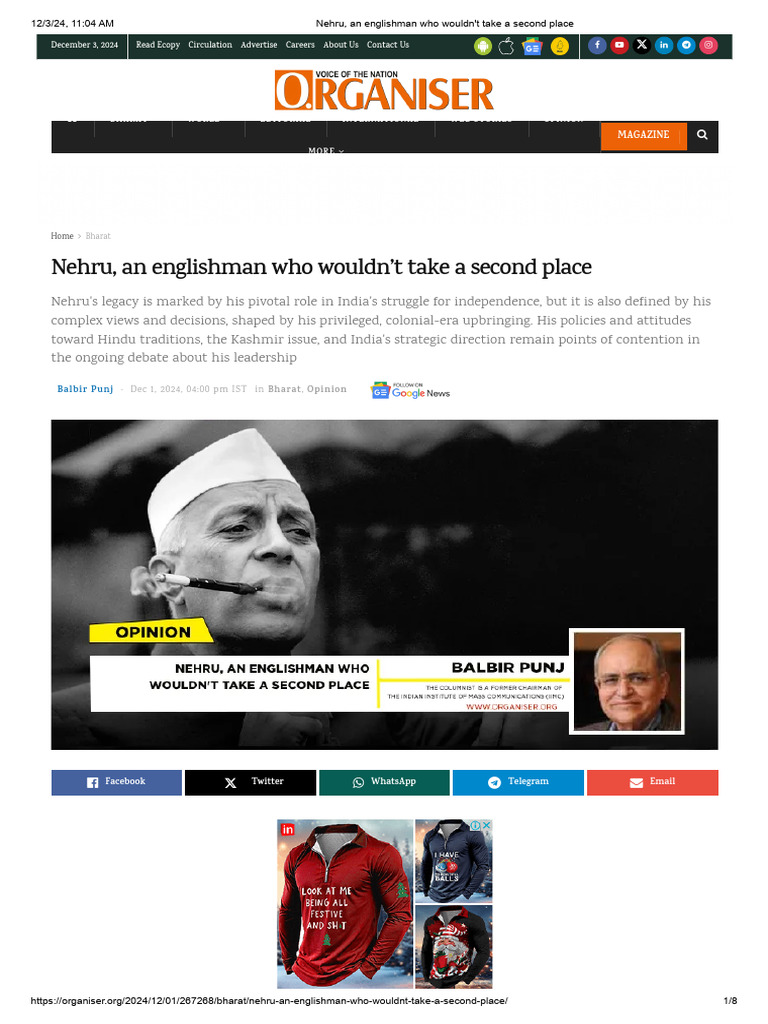 Nehru's Colonial Legacy and Leadership | PDF | Jawaharlal Nehru