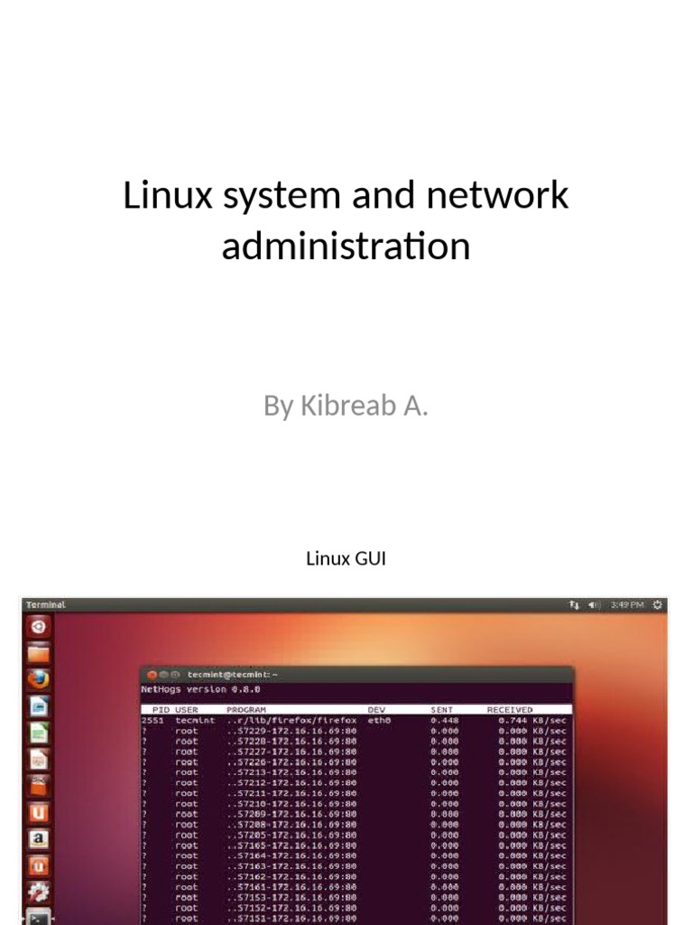 Linux System and Network Administration | PDF | File Transfer Protocol | Computer Network