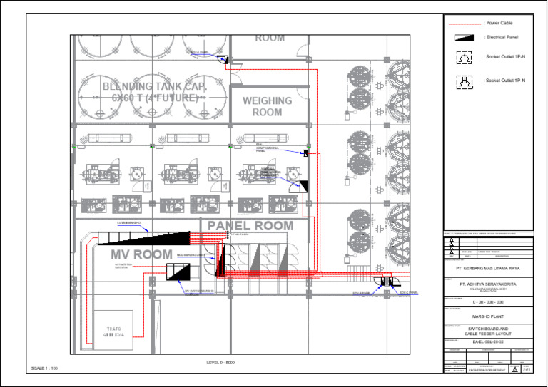 4 - Ba-El-Sbl-28-02 - Switchboard Layout-2 | PDF