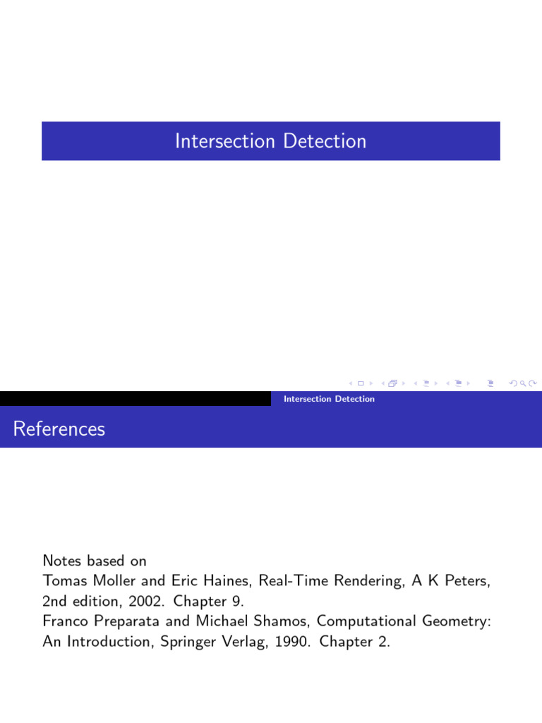 intersection detection | PDF | Euclidean Geometry | Geometry intersection detection | PDF | Euclidean Geometry | Geometry