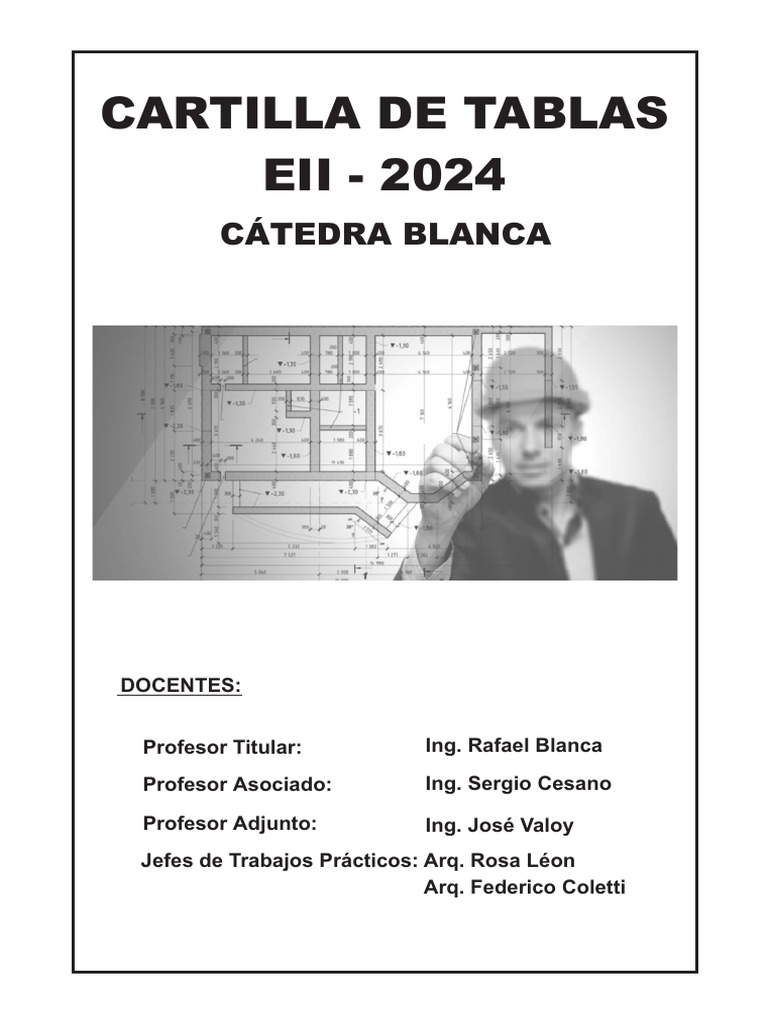 Tablas EII 2024 | PDF | Mortero (Albañilería) | Hormigón
