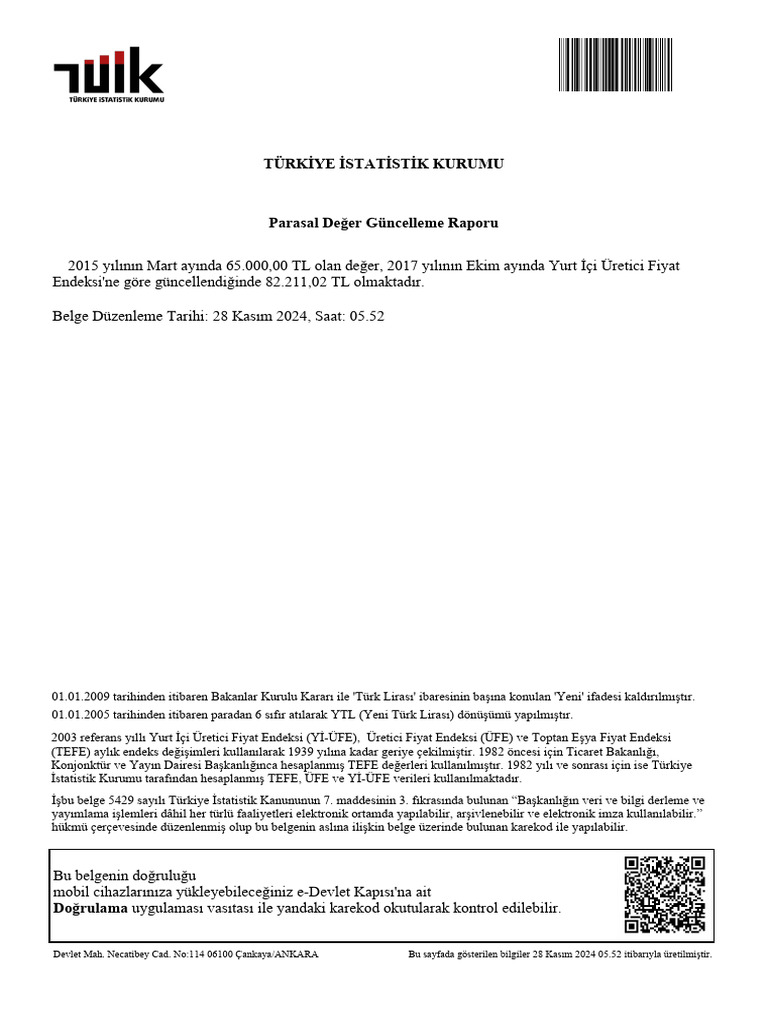 Parasal Değer Güncelleme-2024-52-28-05-52-35 | PDF