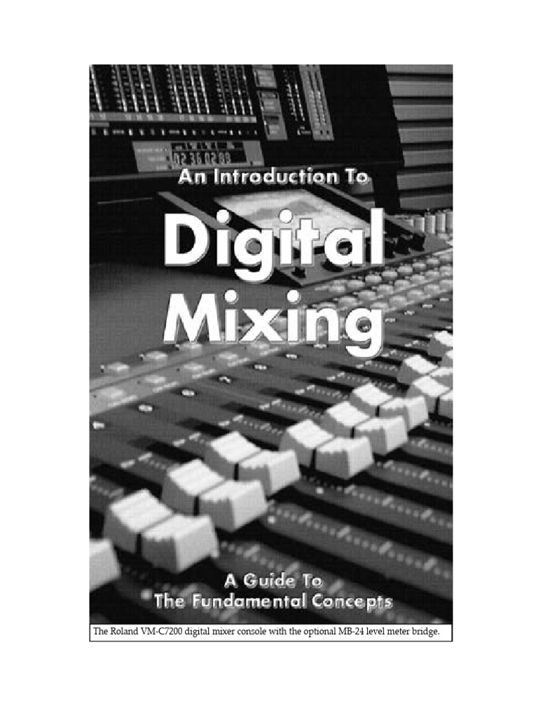 Intro to Digital Mixing | PDF | Microphone | Acoustics