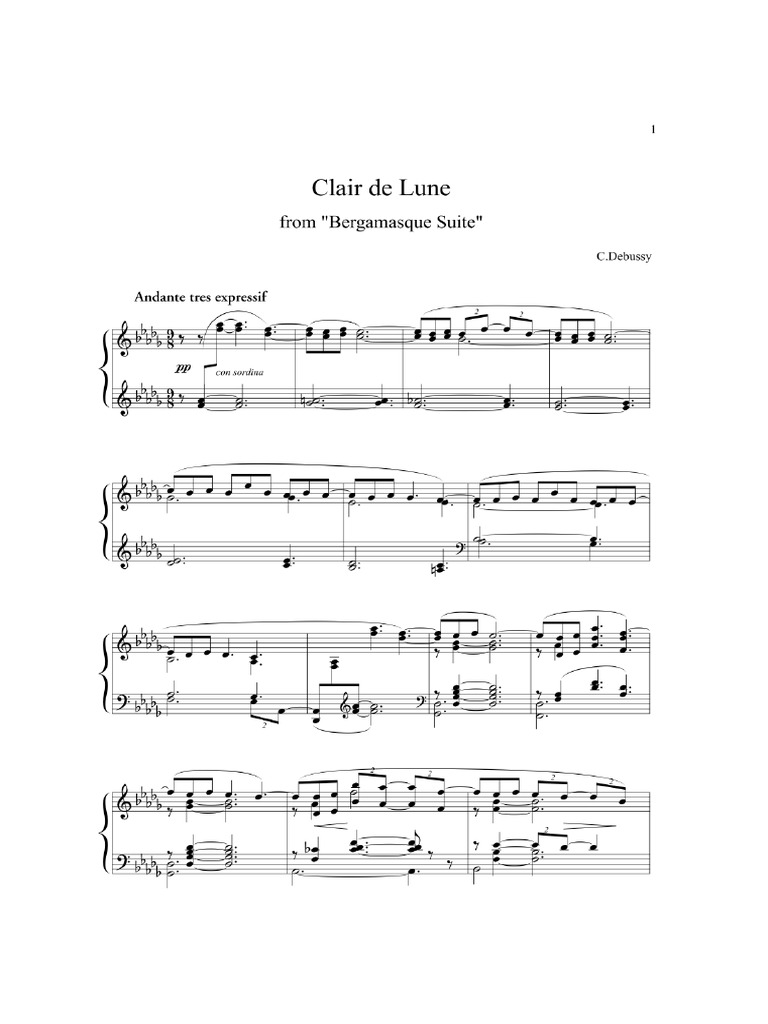 Claire de Lune | PDF