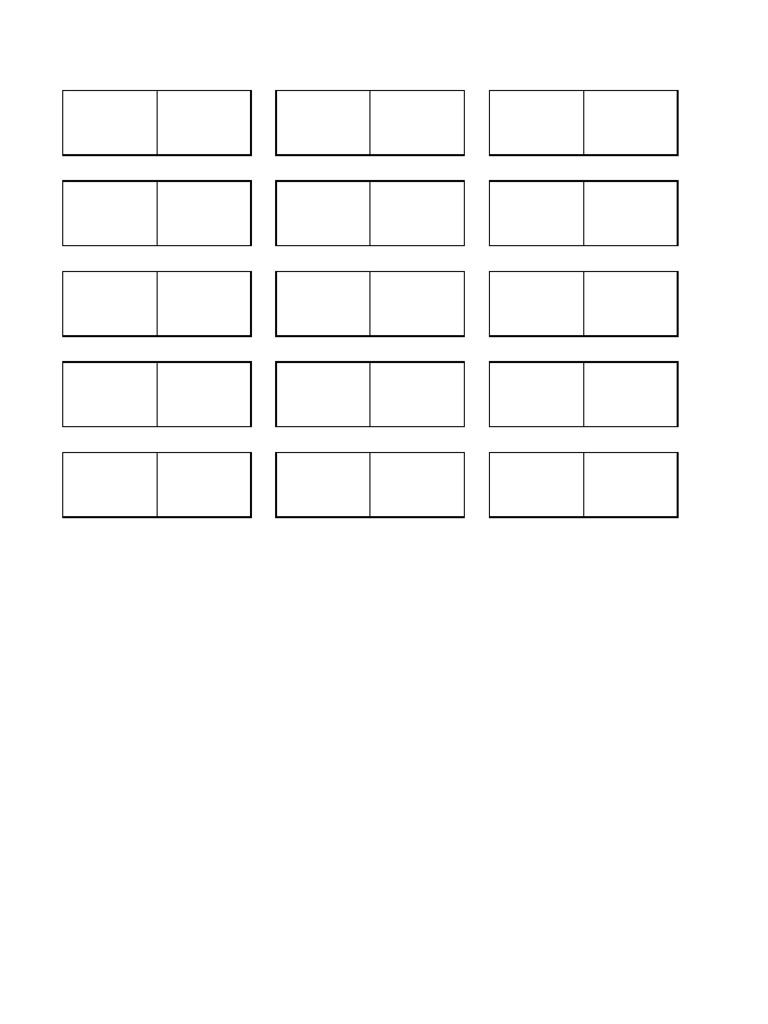Multiplication Domino Cards | PDF
