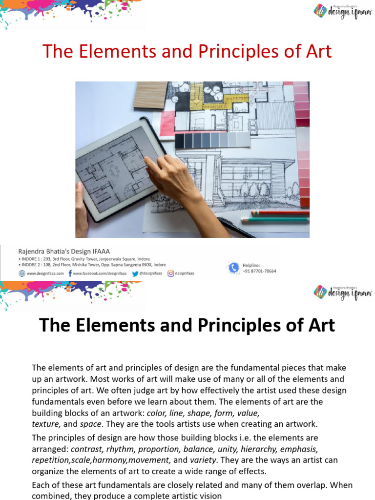 Art Elements and Design Principles Explained | PDF | Composition ...