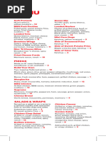 Menu The Cheesecake Factory | PDF