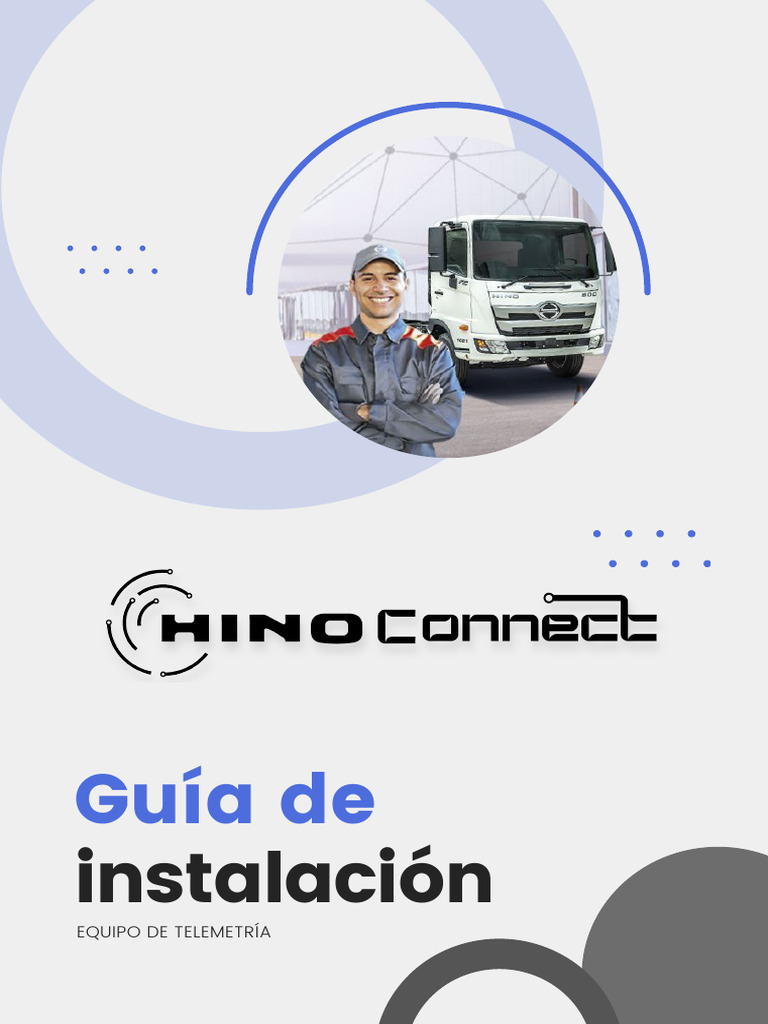 Guía de Instalación Hino Connect | PDF