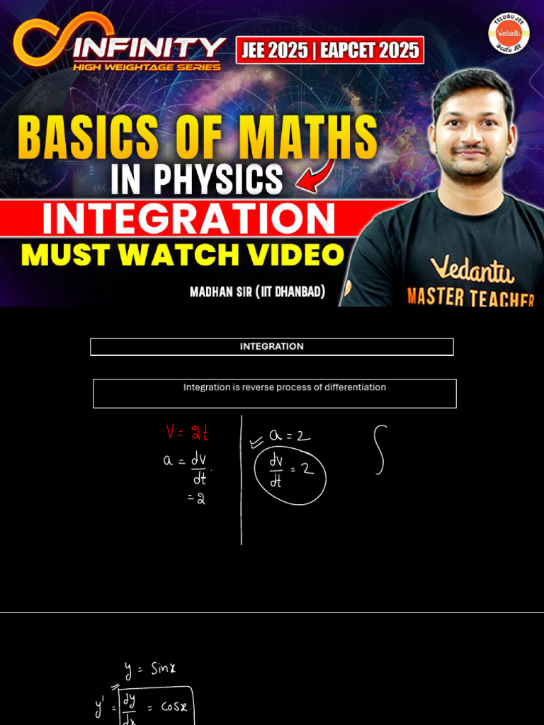 Basic Math Integration Class Notes | PDF