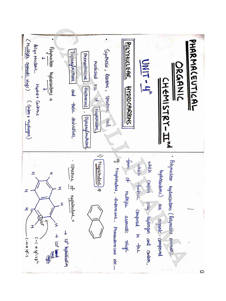 Unit 4, Pharmaceutical Organic Chemistry 2, B Pharmacy 3rd Sem, Carewell Pharma | PDF | You Tube ...