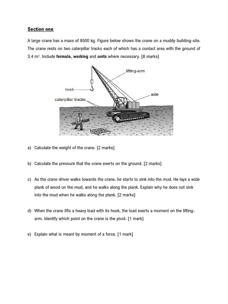 Classwork 6 - Exam-Style Questions Drill Exercise | PDF | Force | Pressure