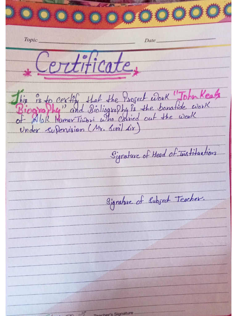 English Project File | PDF