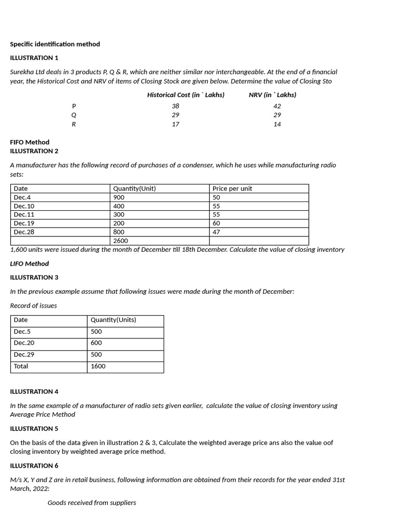 Inventories | PDF | Inventory | Business Economics