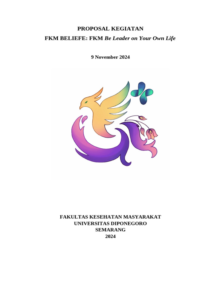 Proposal Fkm Beliefe 2024 | PDF