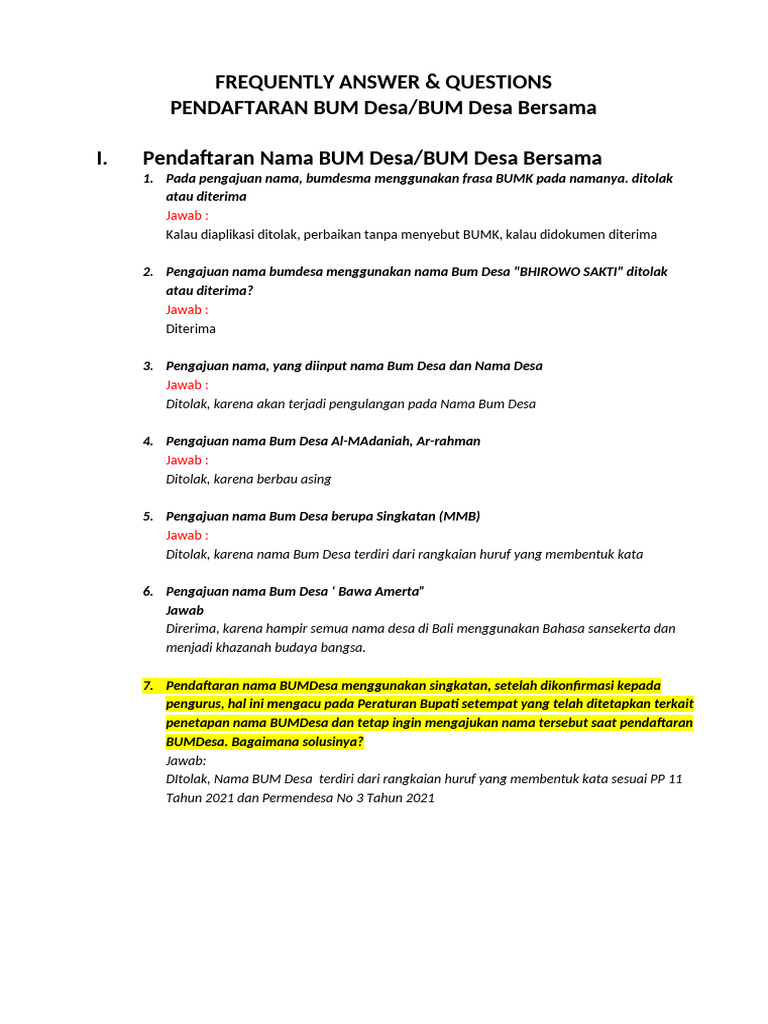 (02.09) Frequently Answer | PDF