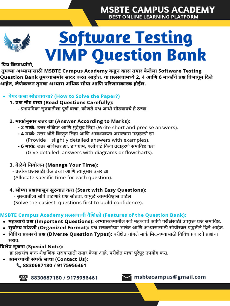 Ste Vimp QB | PDF | Software Testing | Tests