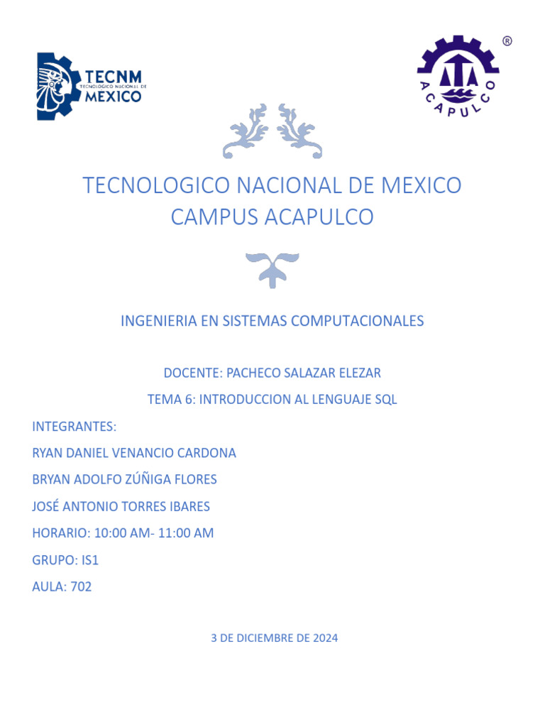 Algebra Relacional y Correcciones | PDF | SQL | Diseño de software