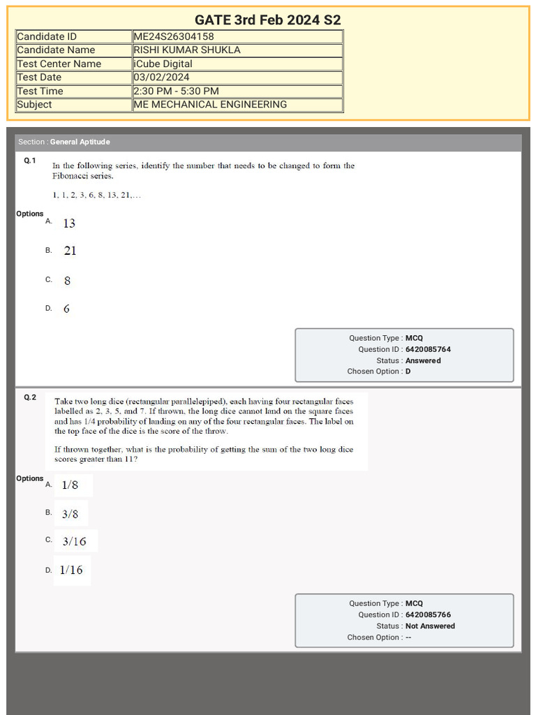 Https CDN - Digialm.com Per g01 Pub 585 Touchstone AssessmentQPHTMLMode1 GATE2373 ...