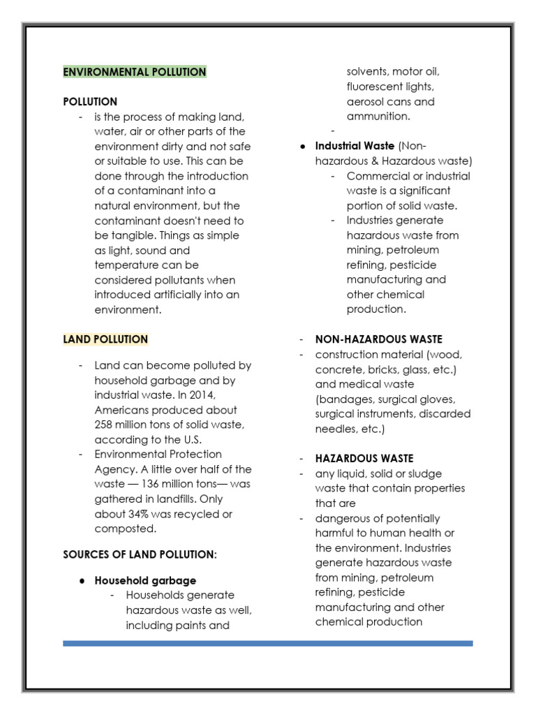 Environmental Pollution - Group4 | PDF | Air Pollution | Greenhouse Gas