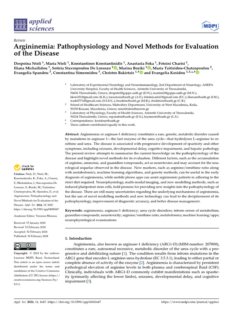 Applsci 14 01647 v2 | PDF | Arginine