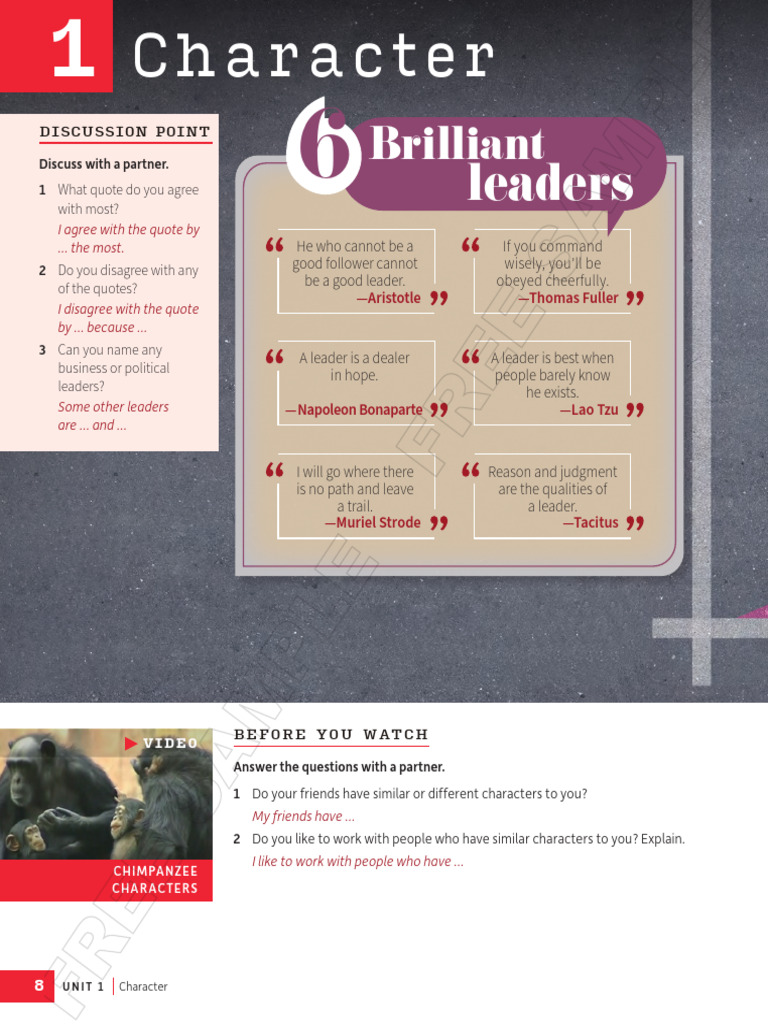 Skillful 3rd Ed Level 1 Reading and Writing SB U1-2 | PDF | Leadership | Servant Leadership