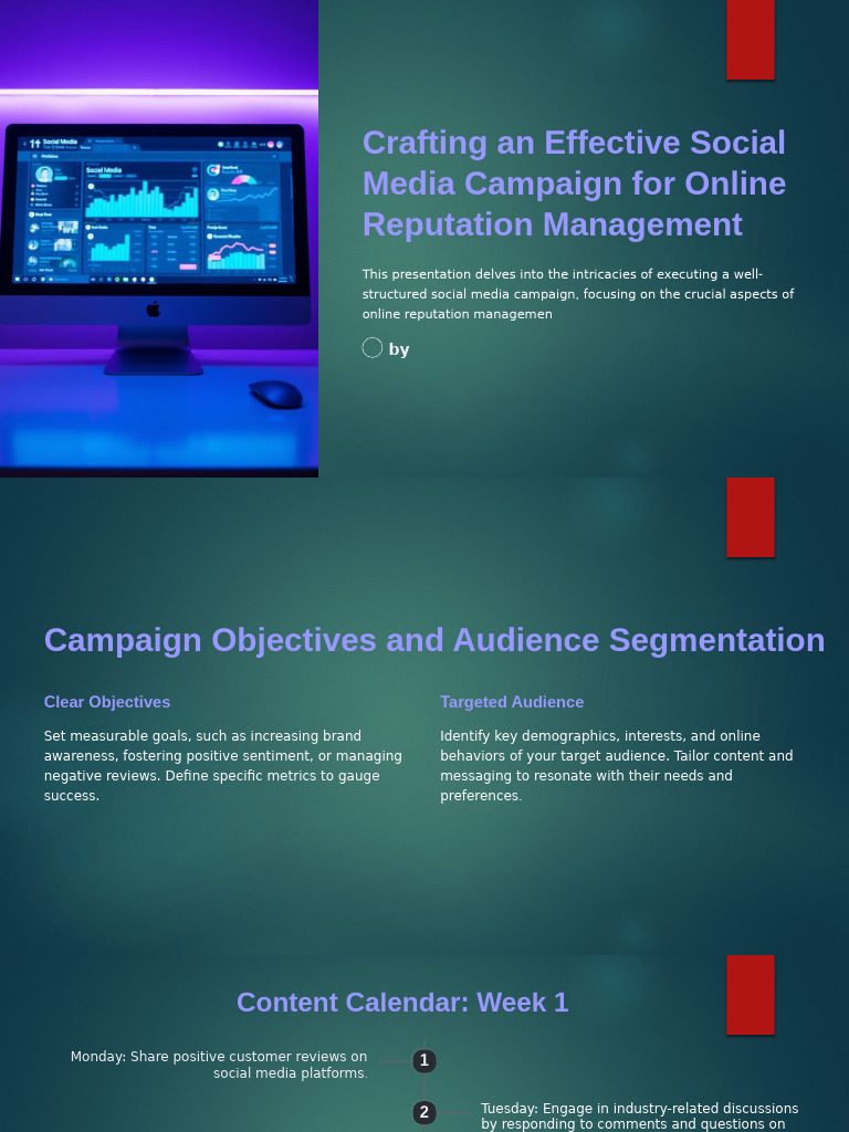 Crafting an Effective Social Media Campaign for Online Reputation ...