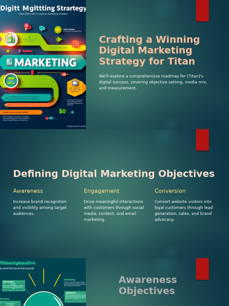 Crafting A Winning Digital Marketing Strategy For Titan 2 | PDF | Digital Marketing | Brand