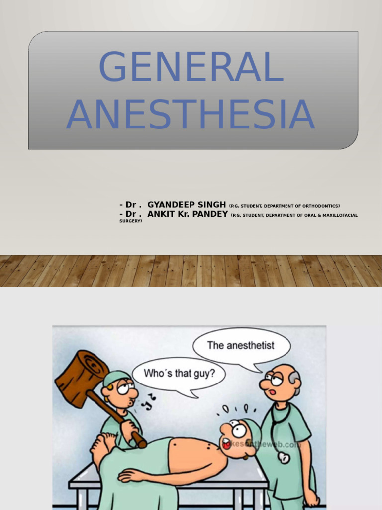 General Anesthesia | PDF
