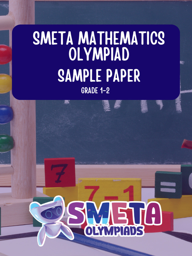 Smeta Math Olympiad Sample Paper g 1 2 | PDF | Shape | Elementary Geometry