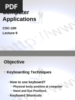 Comprehensive CTRL Shortcuts List | PDF