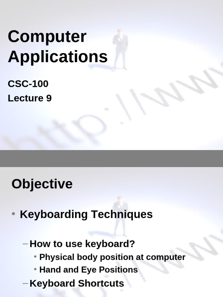 Keyboard Shortcuts and Techniques | PDF | Computer Keyboard | Hand