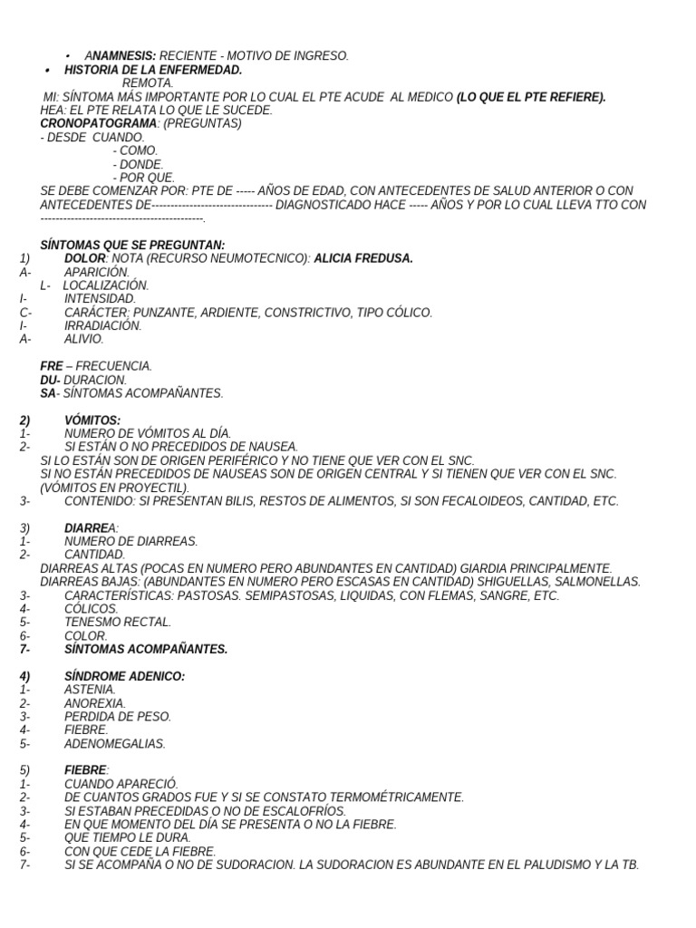 Folleto de Propedeutica - Muy Bueno | PDF