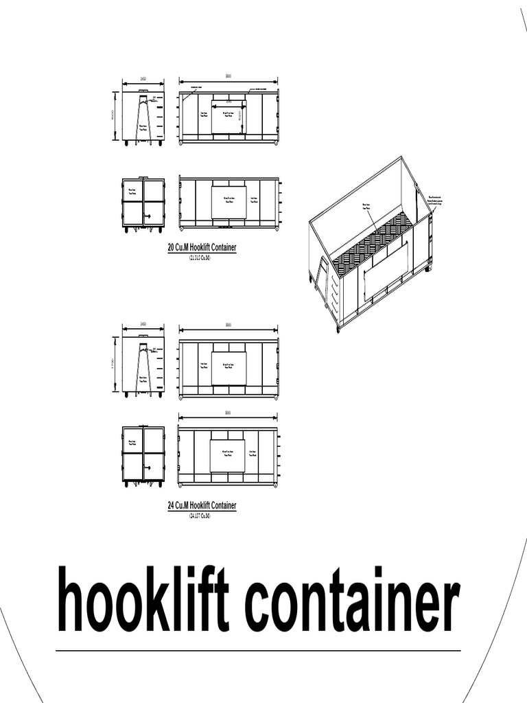 Hooklift Container-Model | PDF