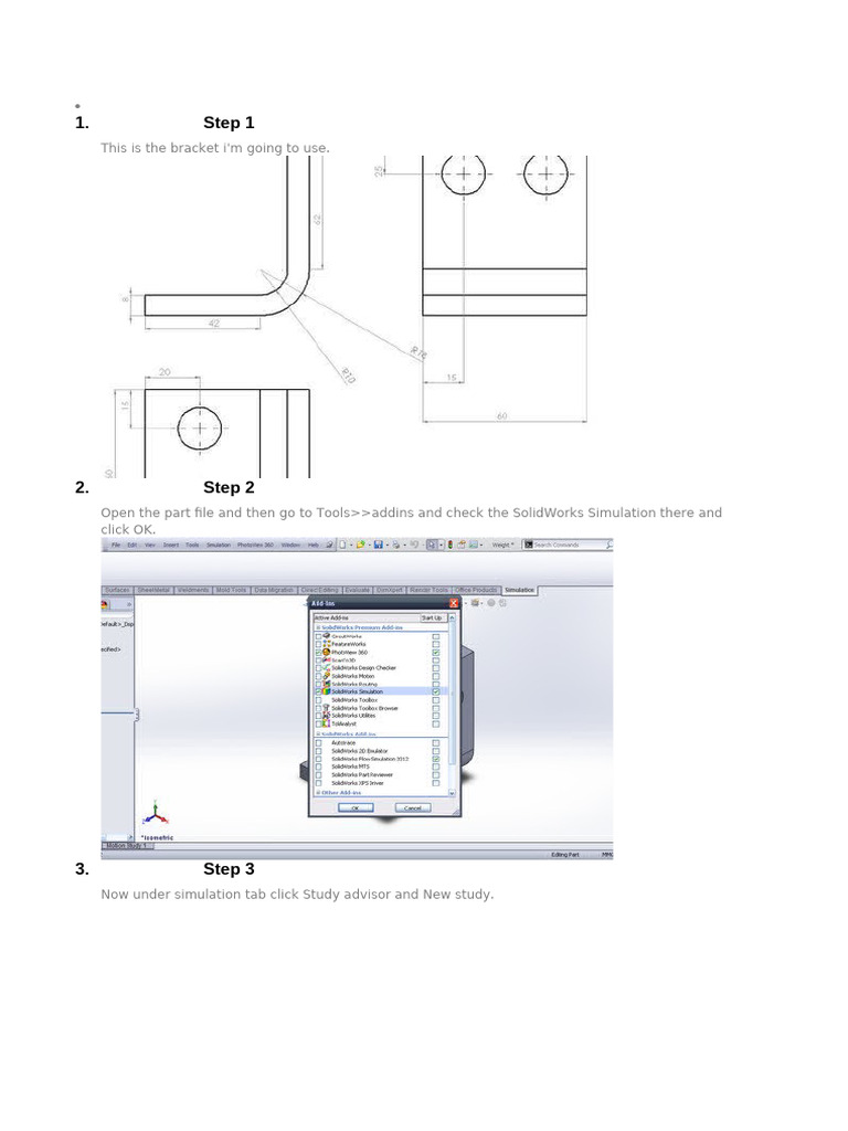 Simulare Cu Solidworks | PDF