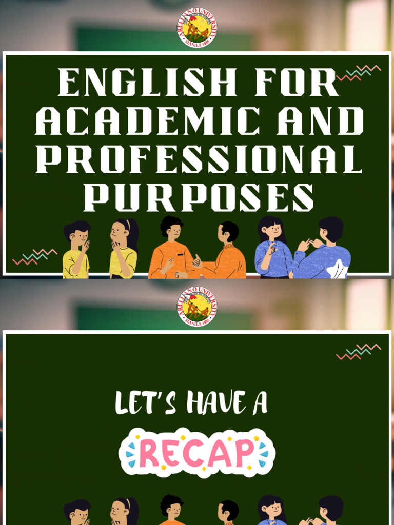 Lesson 2 Week 3 Eapp Presentation | PDF