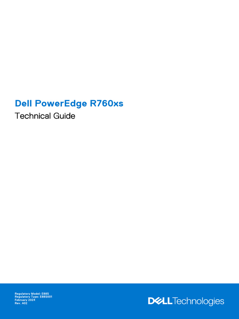 poweredge-r760xs-technical-guide | PDF | Solid State Drive | Computer ...