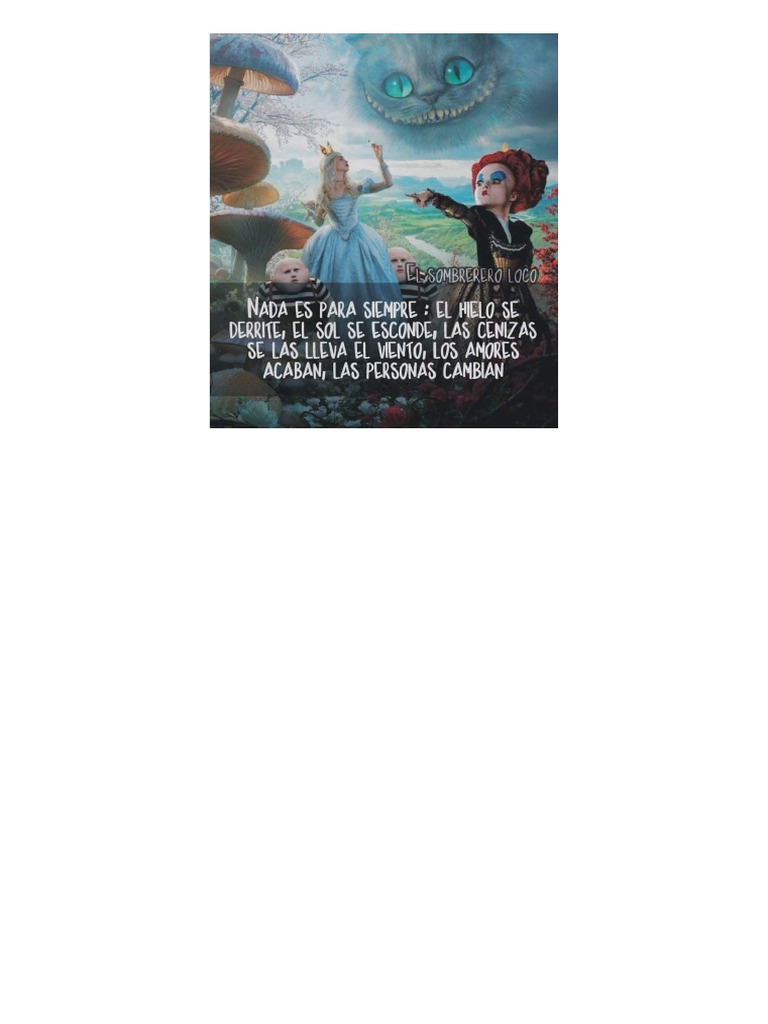 Frases de Alicia en el país de las maravillas | PDF