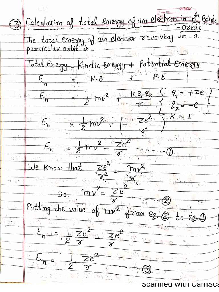 Atomic structure Part - | PDF