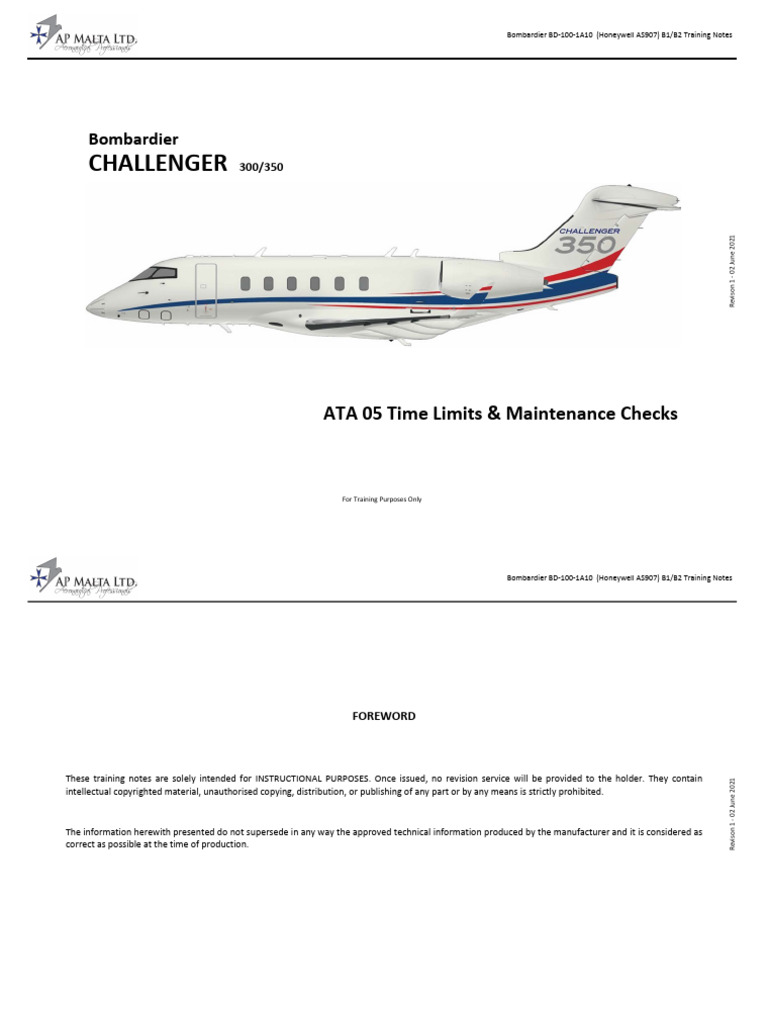 ATA 05 Maintenance Checks Overview | PDF | Aviation | Aircraft