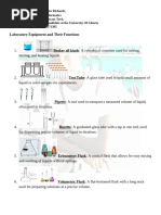 Labarotary Equipments - Grade 7 | PDF | Liquids | Physical Sciences