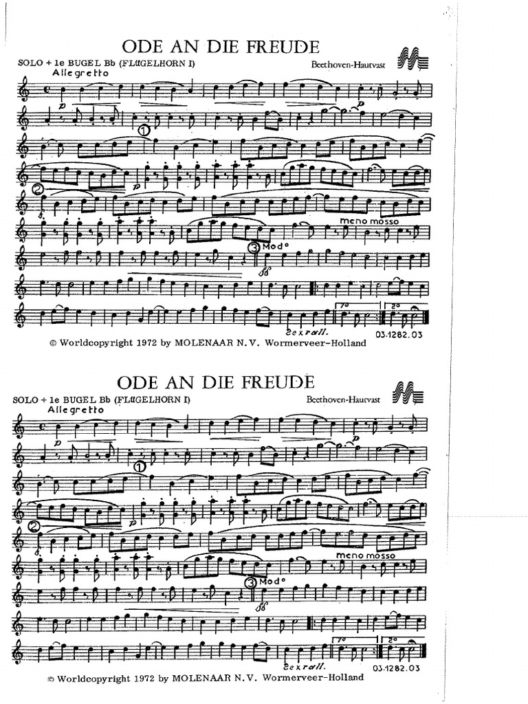 Ode an die Freude | PDF